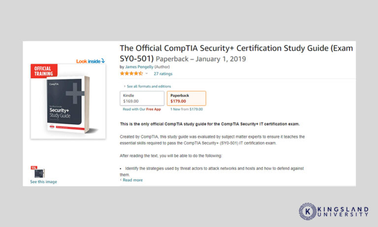 Security+ Study Guides and Practice Tests to Help You Pass - KINGSLAND ...